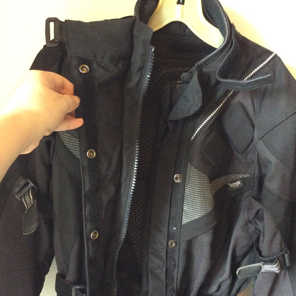 Triumph Padded Women’s Motorcycle Jacket - Gem